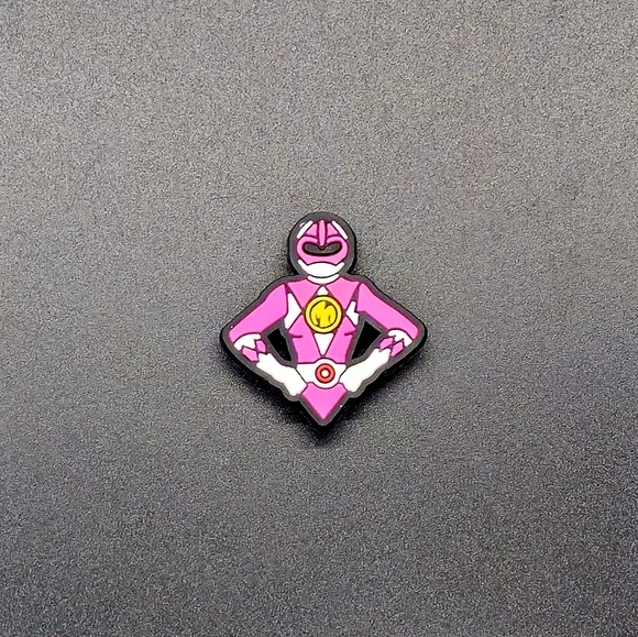 CROCS | Accessories | 55 Pink Power Ranger Croc Charm | Poshmark